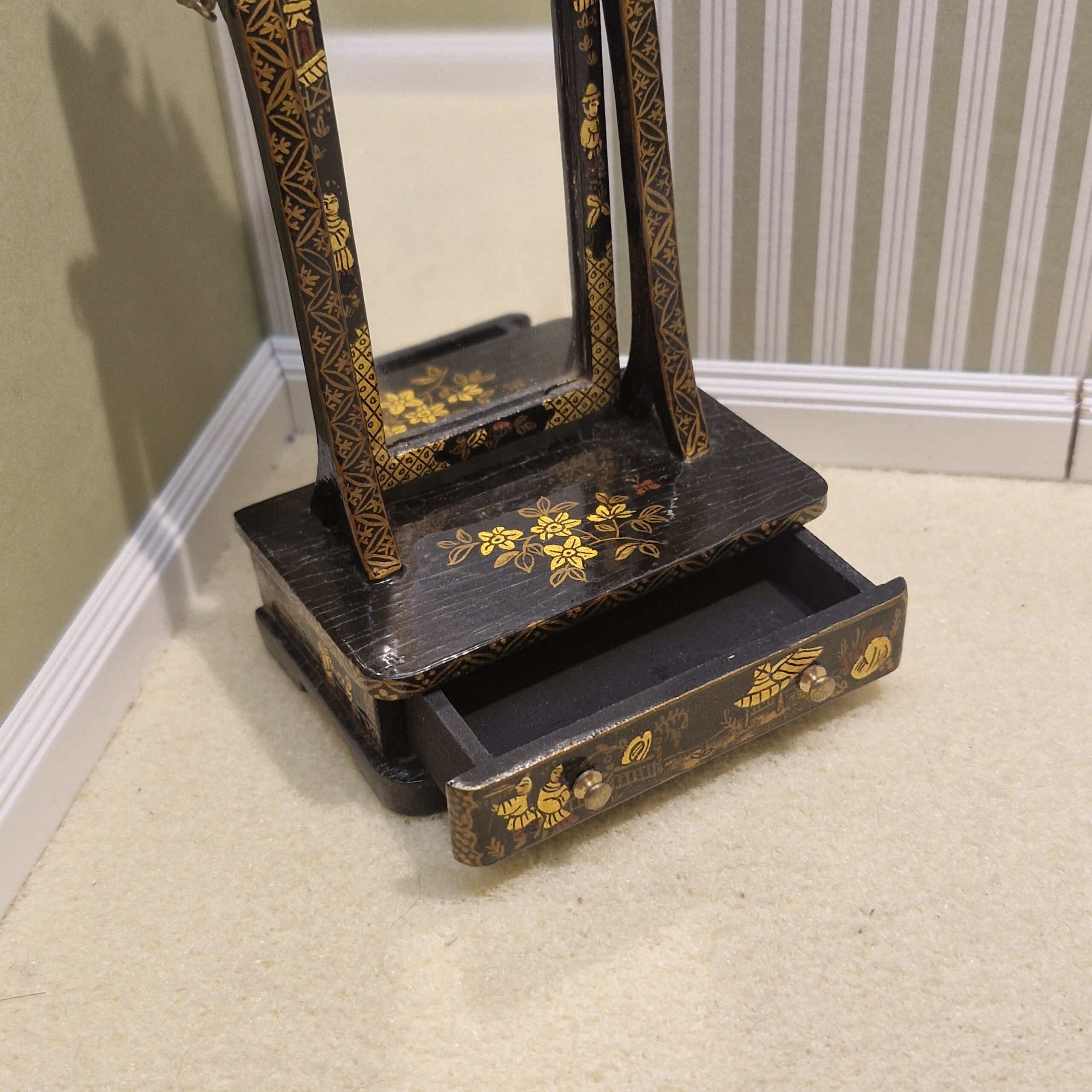 1/12th Scale Dolls House Chinoiserie Mirror Judith Dunger Vintage Rare ...