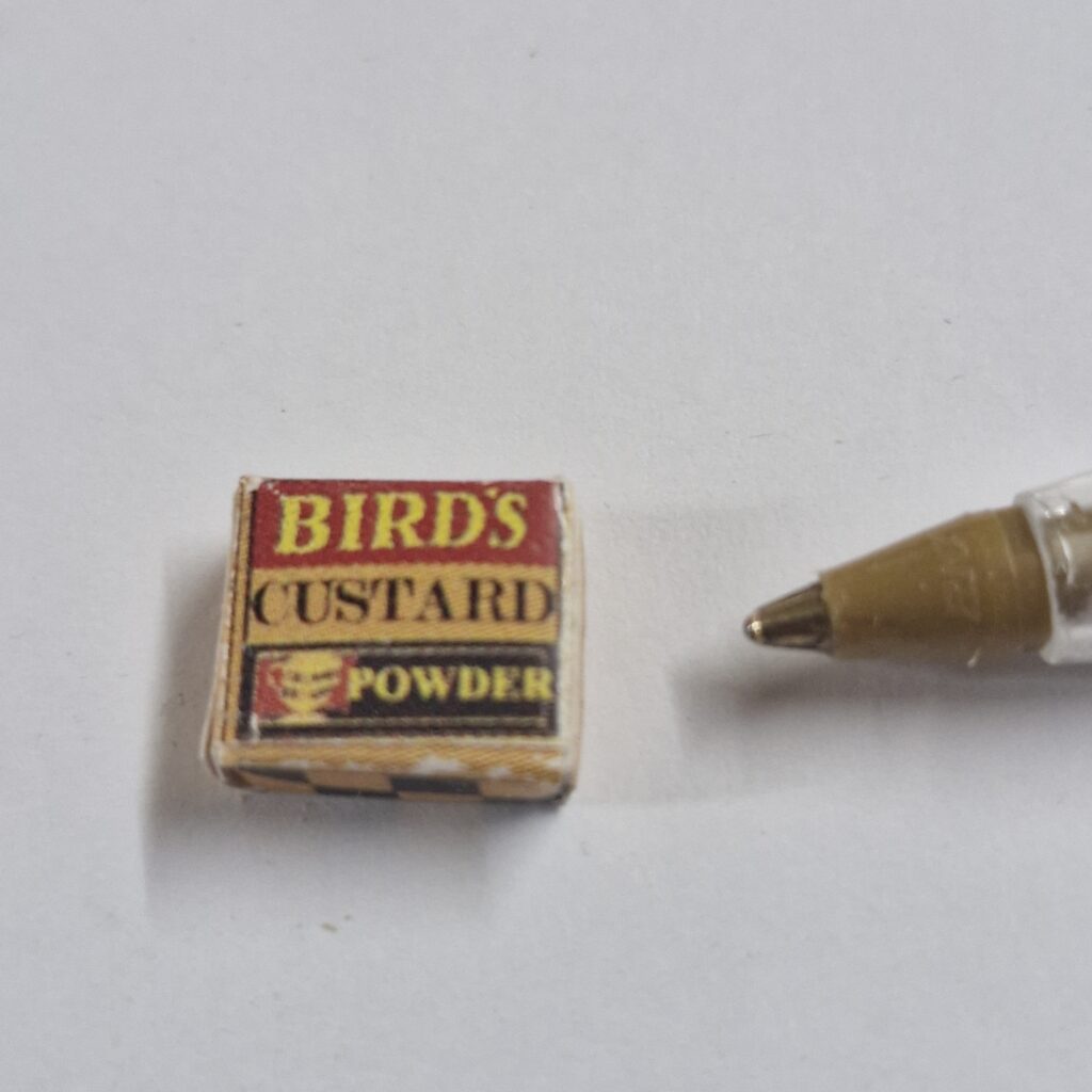 12th scale Birds Custard Packet D2169 - Dolls House Direct